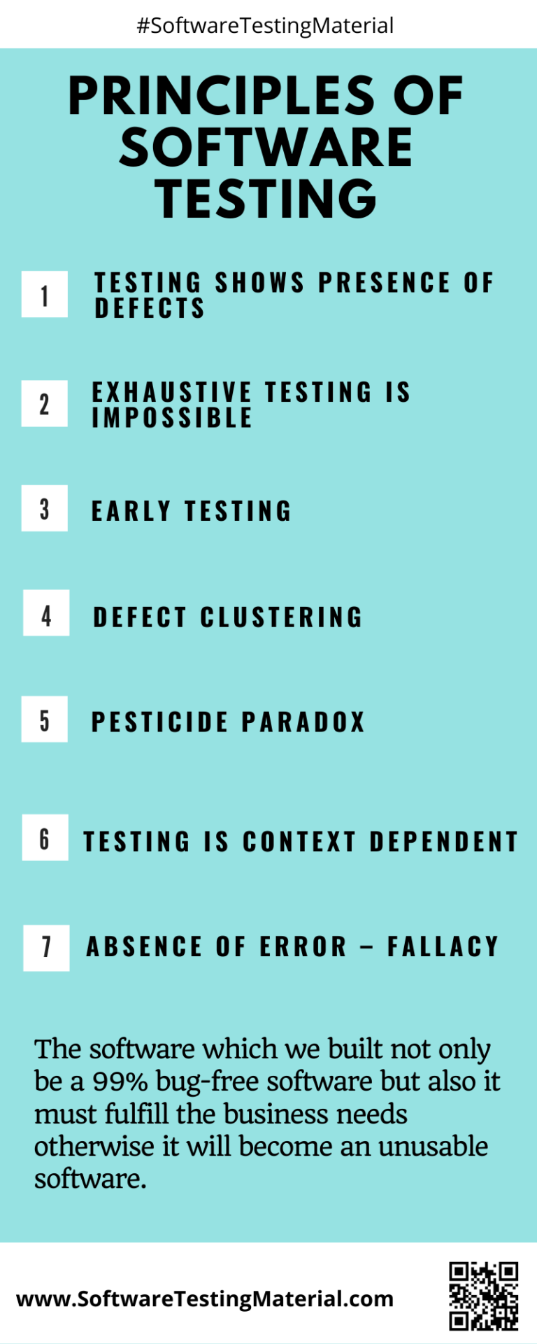 7 Principles of Software Testing | Every Software Tester Should Know