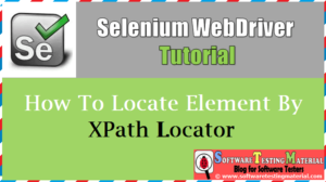 Locators in Selenium WebDriver | Selenium Tutorial