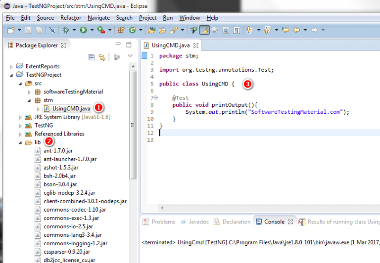 How To Run Testng Using Command Prompt Software Testing Material