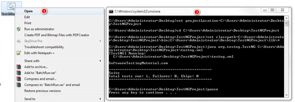 How To Run Testng Using Command Prompt Software Testing Material