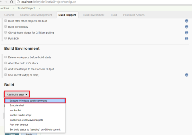 How To Execute Testng Tests Using Jenkins Software Testing Material
