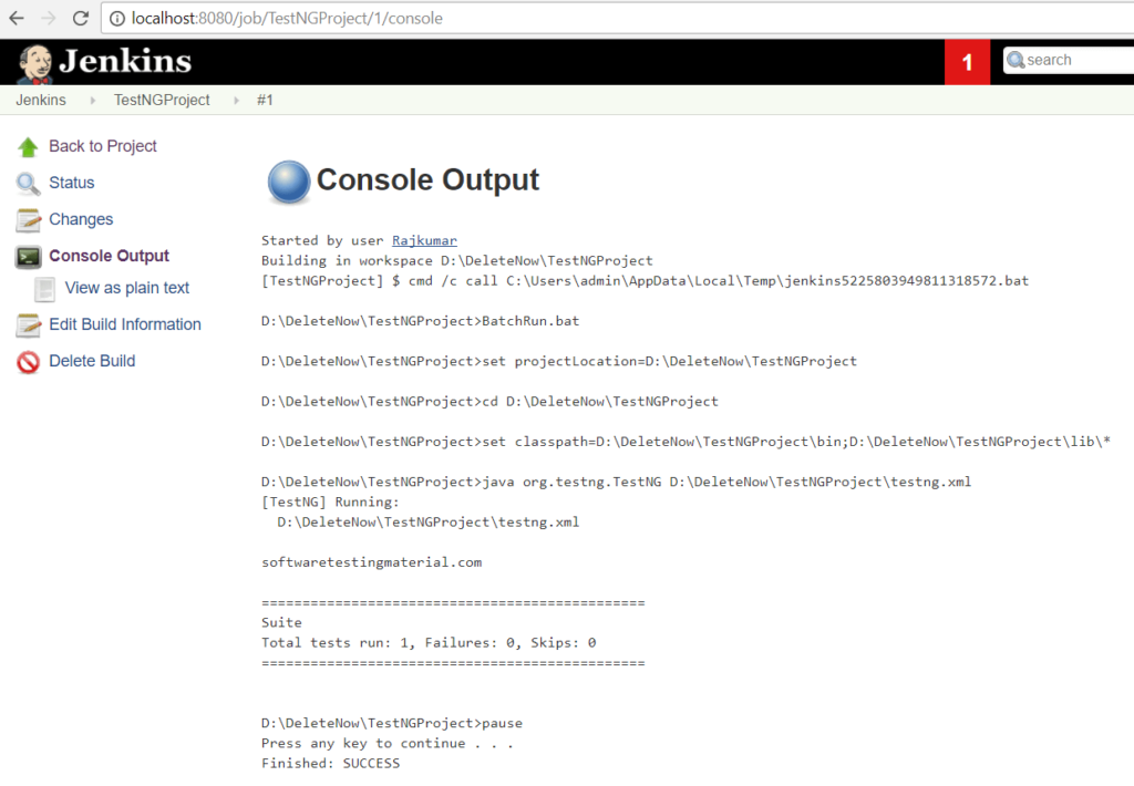 How To Execute TestNG Tests Using Jenkins | Software Testing Material