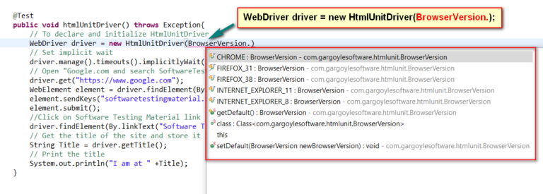 Headless Browser Testing Using Htmlunitdriver In Selenium Webdriver 2257