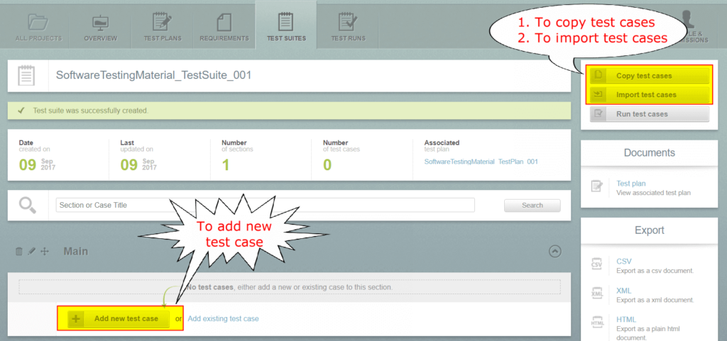 TestLodge Tutorial - TestLodge Test Management Tool Tutorial