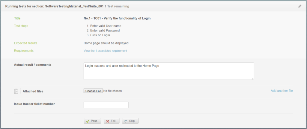 TestLodge Tutorial - TestLodge Test Management Tool Tutorial