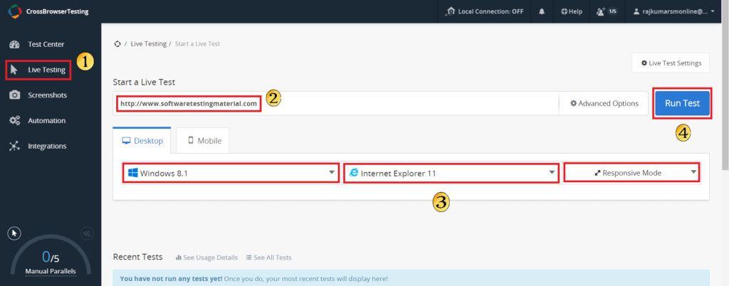 Crossbrowsertesting Tool Hands On Review