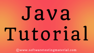 Tutorial - Software Testing Material