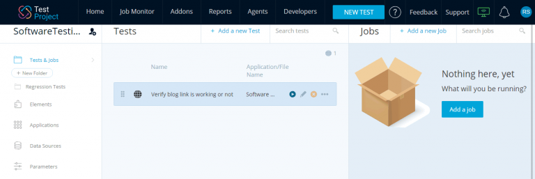 TestProject Test Automation Tool Review by Software Testing Material