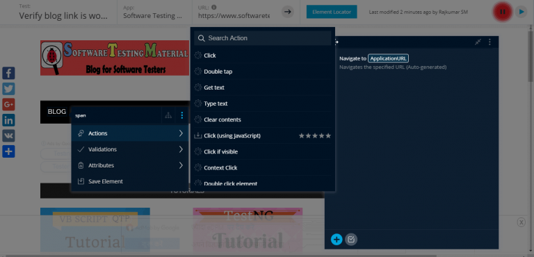 TestProject Test Automation Tool Review by Software Testing Material