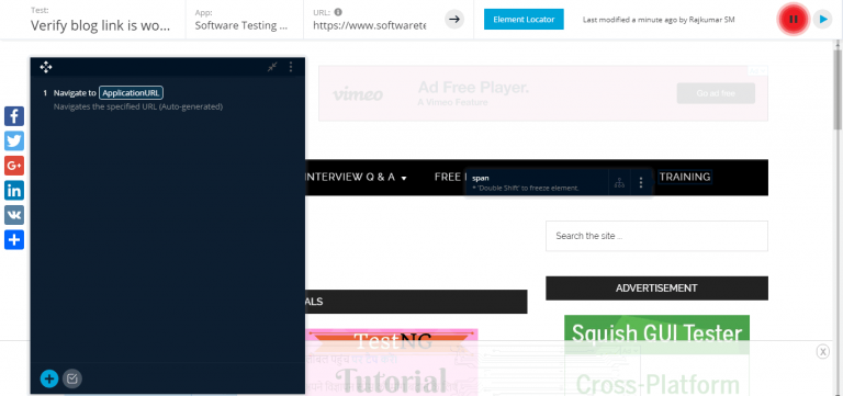 TestProject Test Automation Tool Review by Software Testing Material