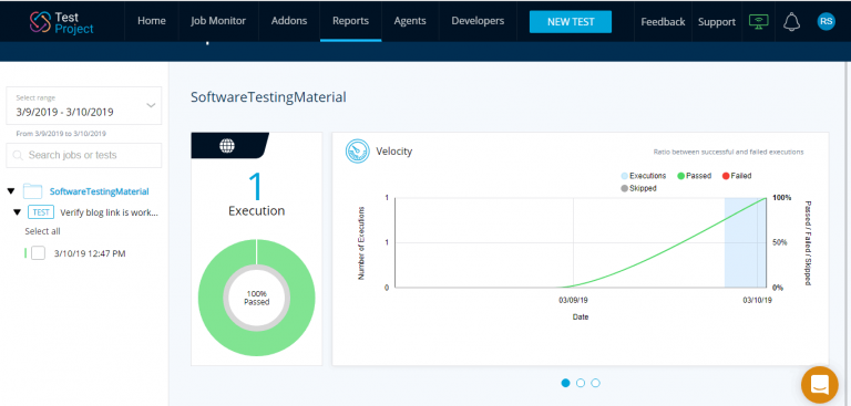 TestProject Test Automation Tool Review by Software Testing Material