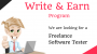 Freelance Software Testing Jobs - Software Testing Material