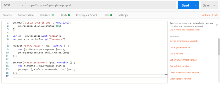 Data Driven Testing In Postman