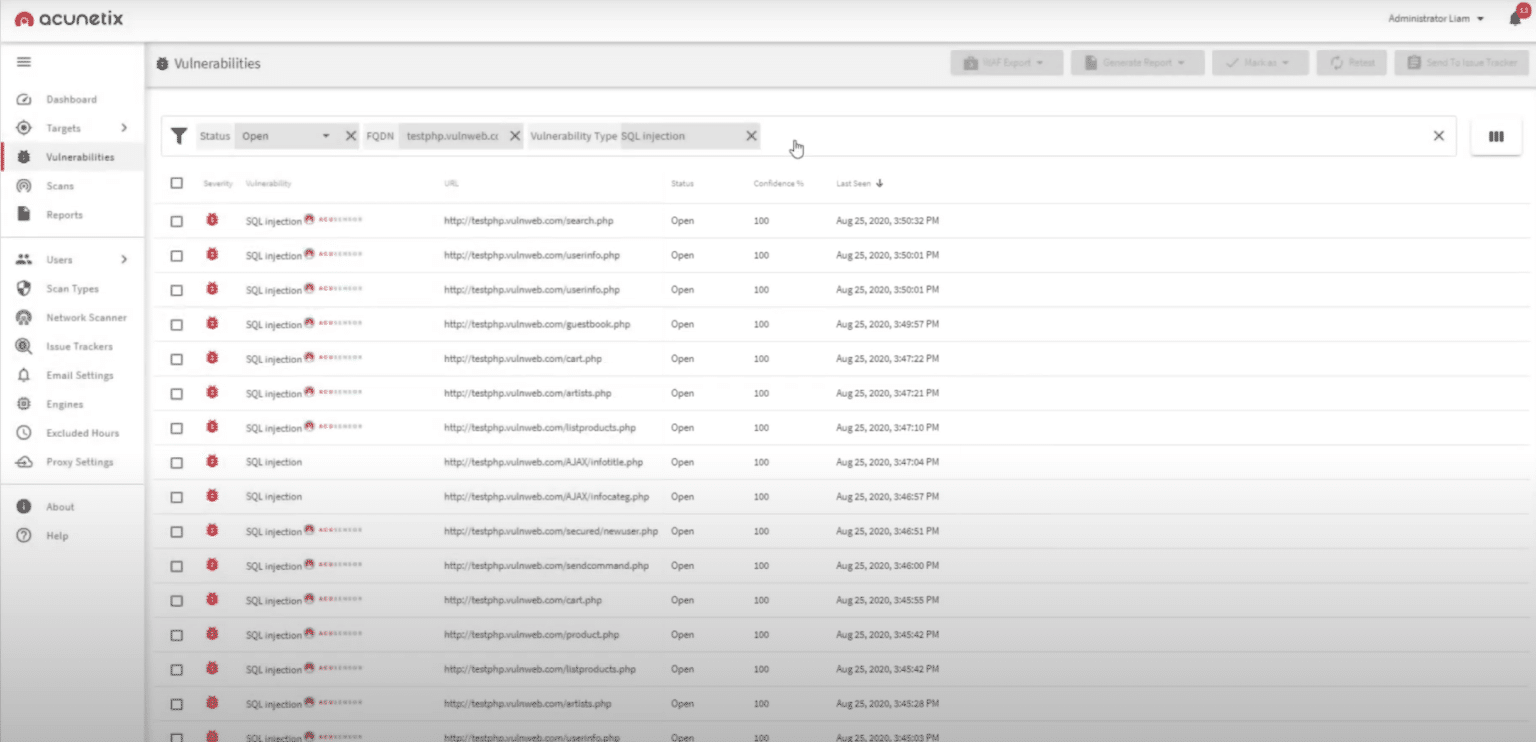Acunetix Web Application Security Scanner Review