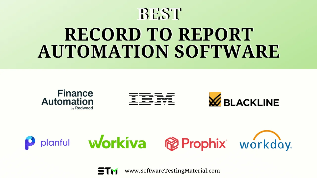 7 Best Record To Report Automation Software In 2024