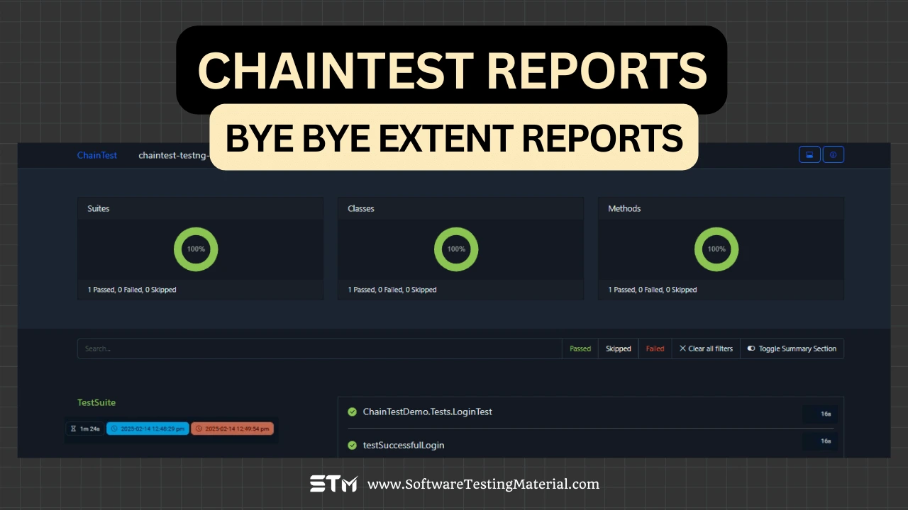 How to Generate ChainTest Report in Selenium [2025 Move From ...